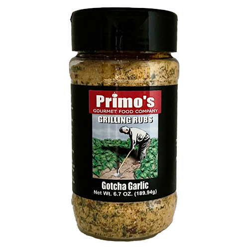 Gotcha Garlic Spice Blend - Small – Primo's Gourmet Food Inc.