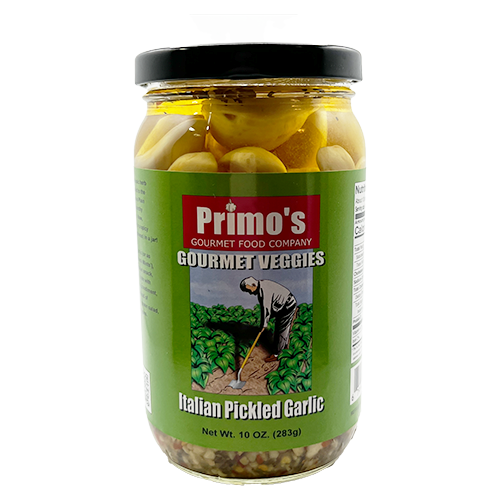Italian Pickled Garlic – Primo's Gourmet Food Inc.